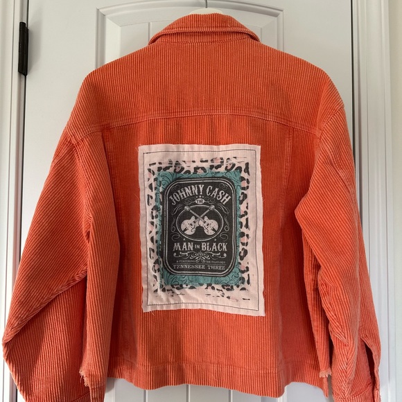 GeeGee | Jackets & Coats | Oversized Corduroy Shark Bite Jacket With ...